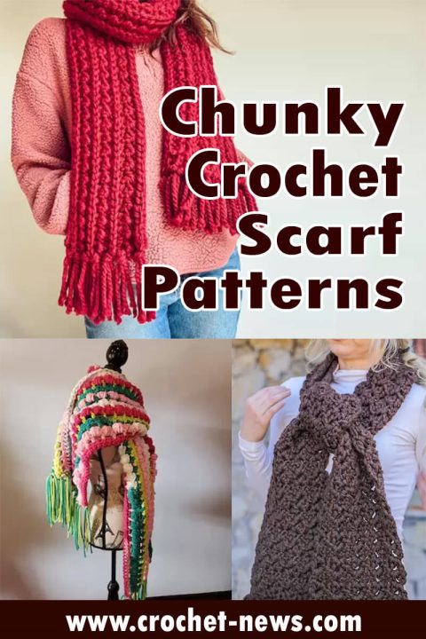 19 Chunky Crochet Scarf Patterns - Crochet News