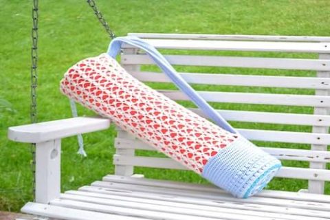 10 Crochet Yoga Mat Bag Patterns - Crochet News