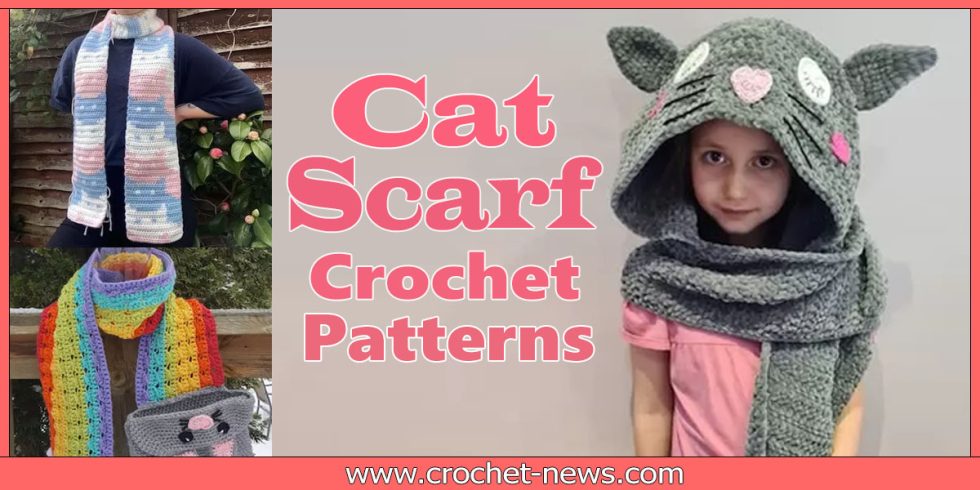 10 Crochet Cat Scarf Patterns - Crochet News