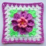 32 Flower Granny Square Crochet Patterns - Crochet News