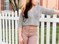 40 Crochet Cropped Cardigan, Cropped Sweater, And Cropped Shrug ...