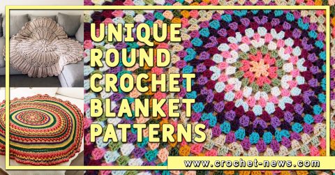 21 Unique Round Crochet Blanket Patterns - Crochet News