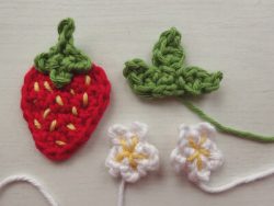 12 Crochet Strawberry Applique Patterns - Crochet News