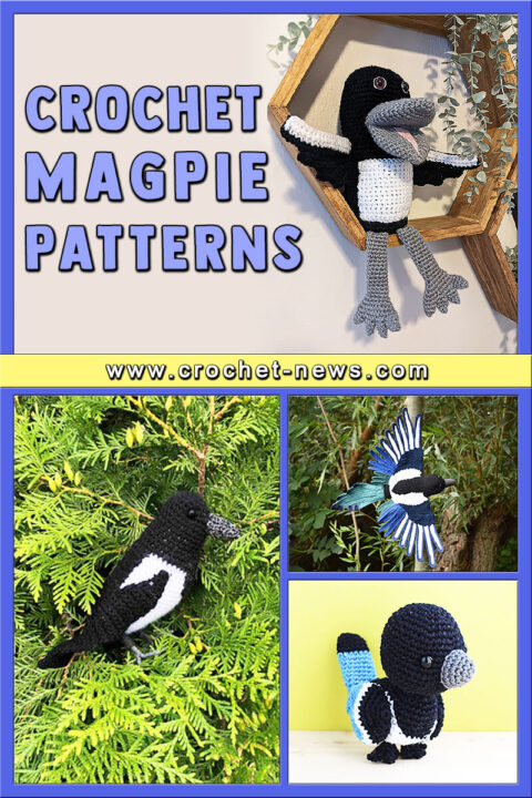 10 Crochet Magpie Patterns - Crochet News